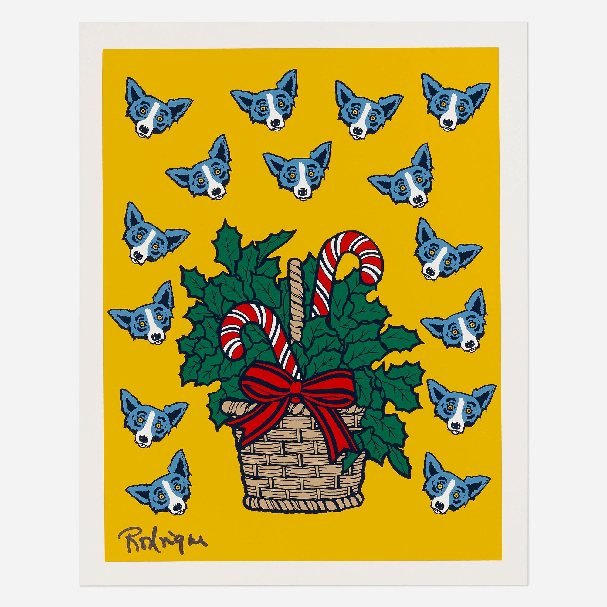 George Rodrigue | My Yellow Rolls | MutualArt