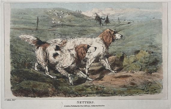 Henry Thomas Alken | Henry Alken - Setters (1825) | MutualArt