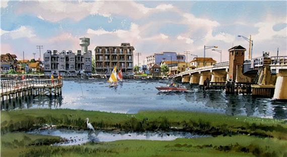 William Ressler | William Ressler - Stone Harbor Skyline | MutualArt