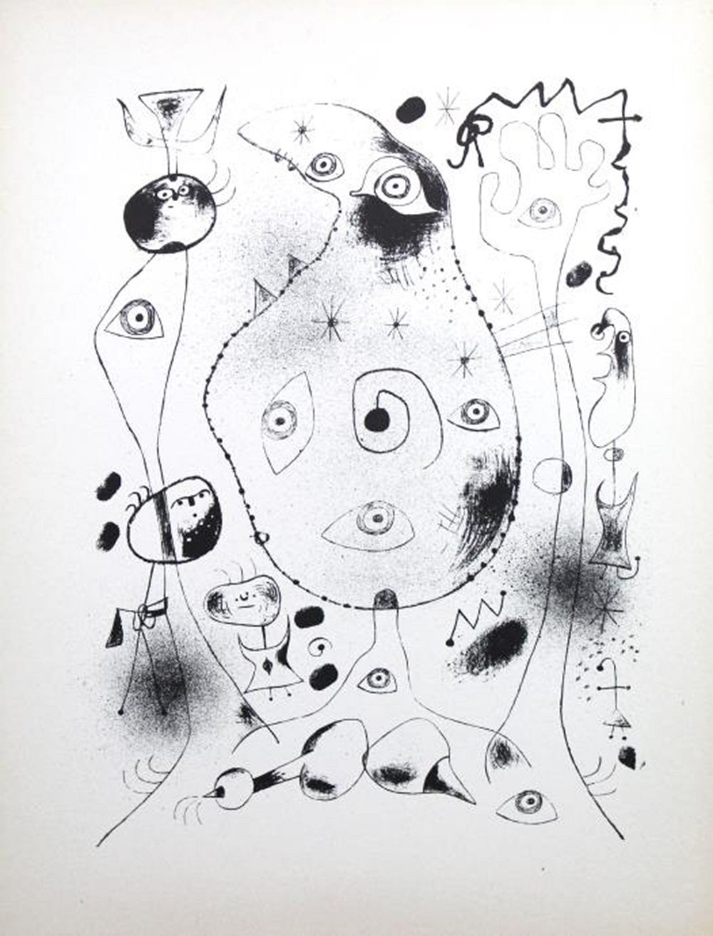 Joan Miró | Joan Miro - Lithograph VII (1947) | MutualArt