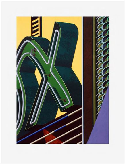 Robert Cottingham | Robert Cottingham - The Letter X (2001) | MutualArt