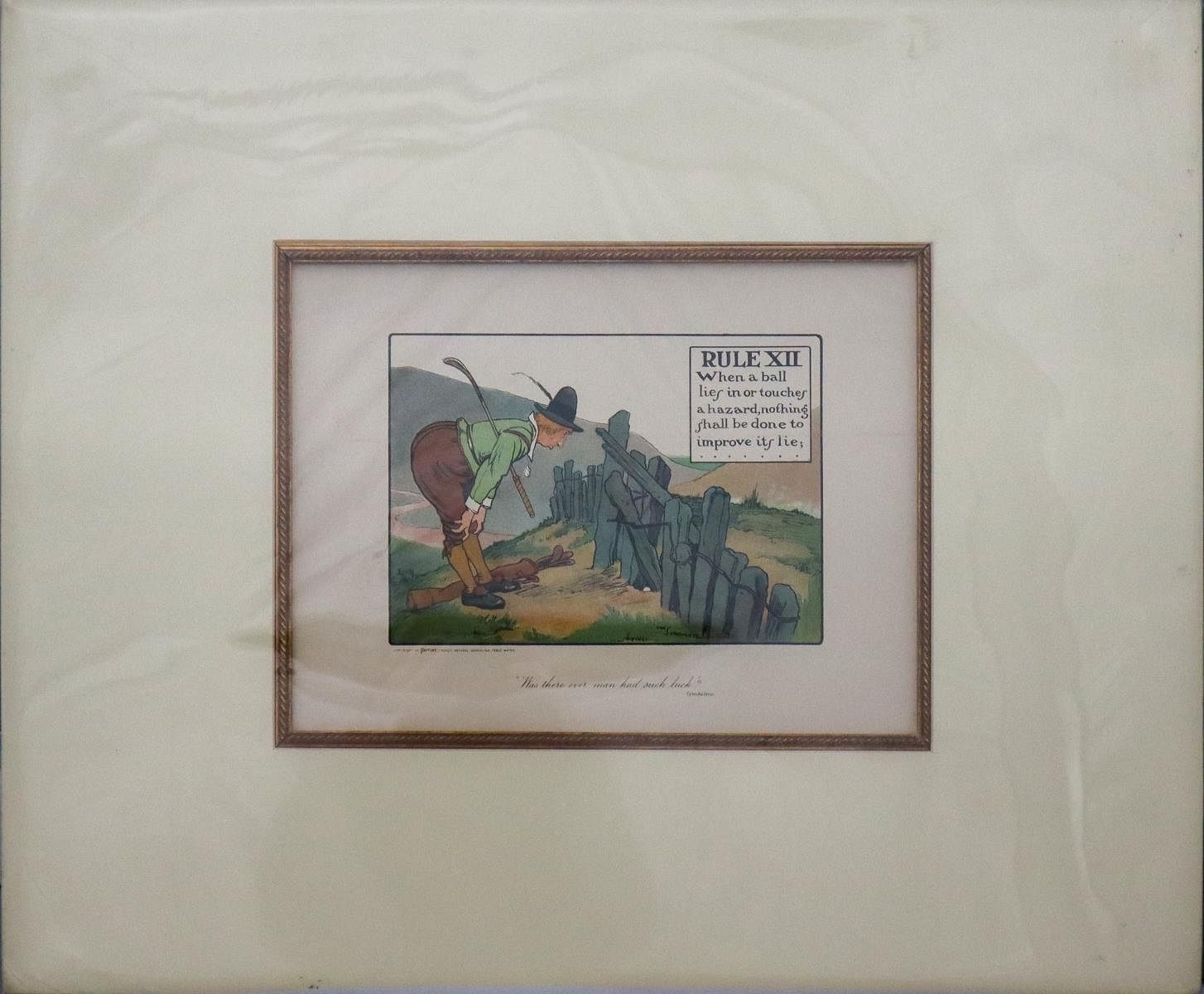 Charles Crombie | Chas Crombie - The Rules of Golf XII (Circa 1905 ...