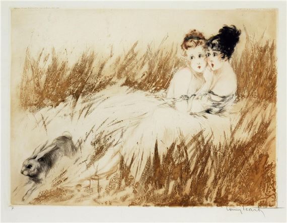 Louis Icart | Louis Icart - Scared | MutualArt