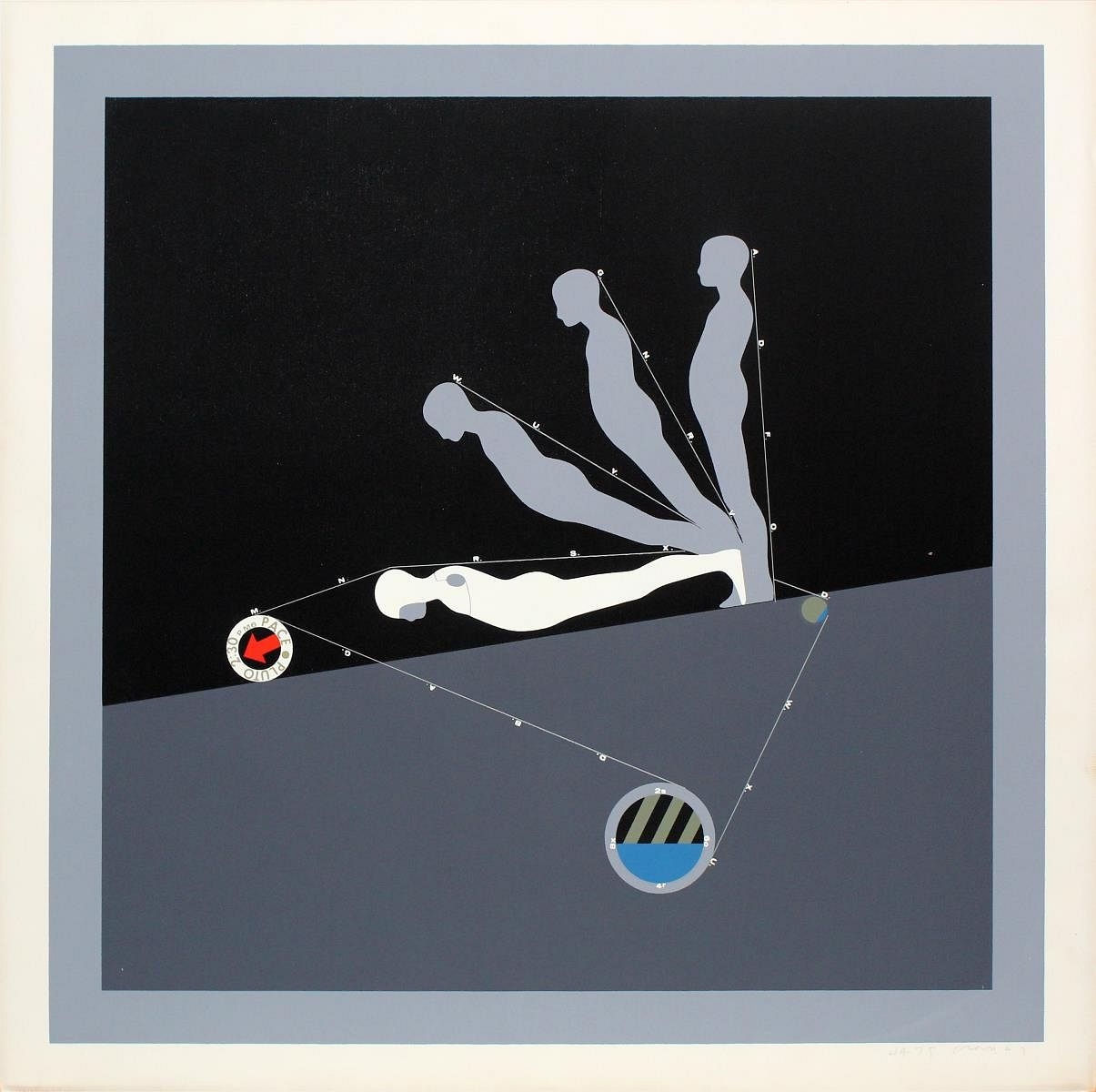 Ernest Trova | Untitled (Canto Profile Sections I) (1970) | MutualArt