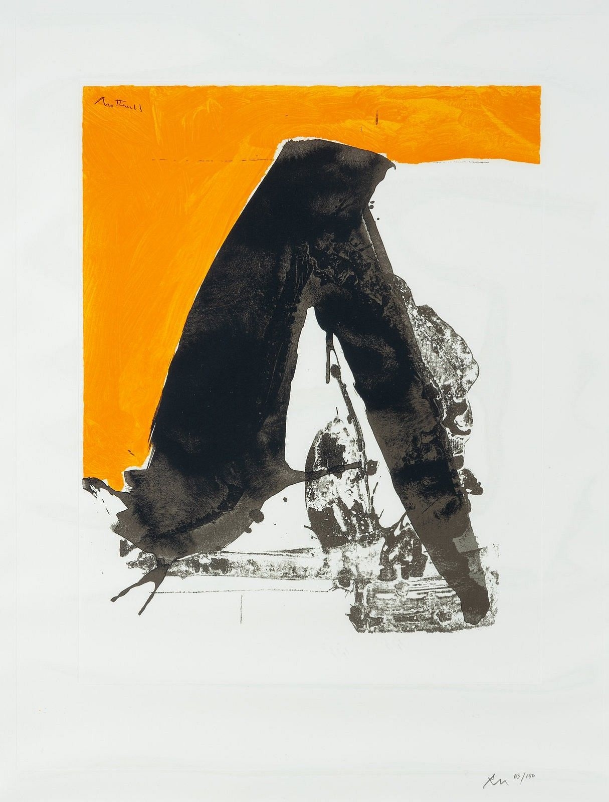 Robert Motherwell | (2) Untitled (1989) | MutualArt