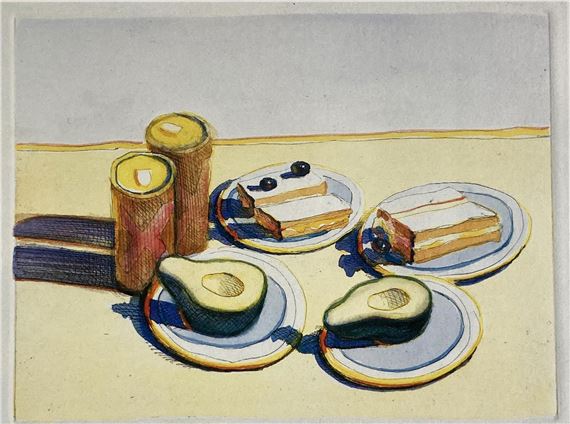 Wayne Thiebaud | Wayne Thiebaud - Lunch | MutualArt
