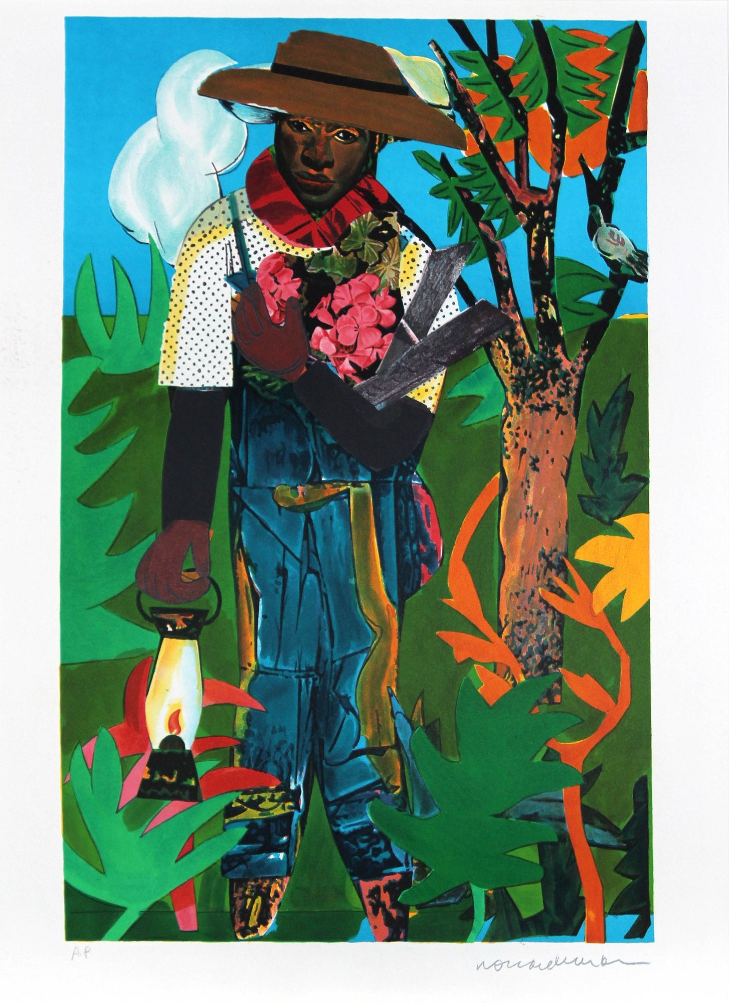 Romare Bearden | Jamming at the Savoy (1981 - 1982) | MutualArt