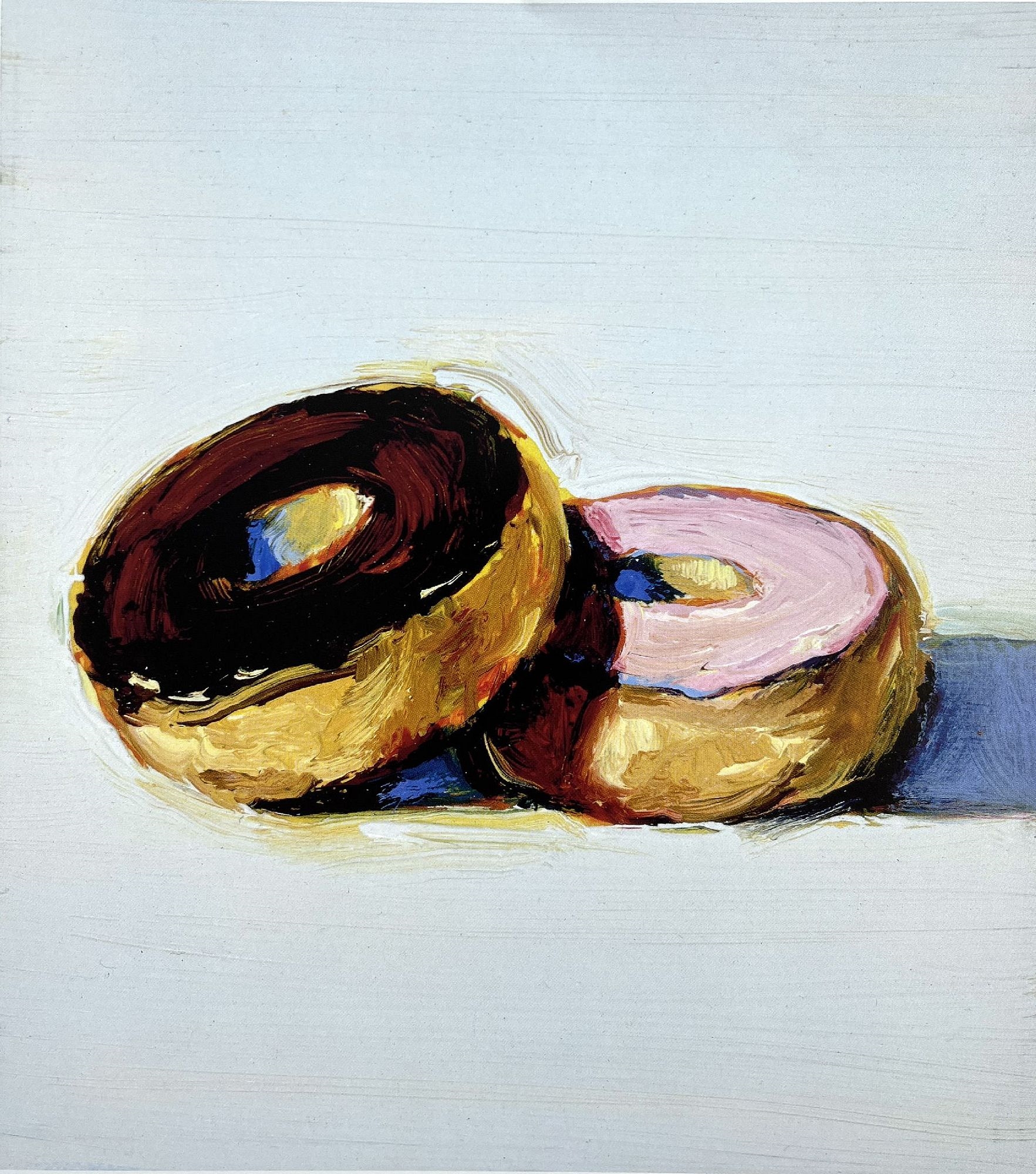 Wayne Thiebaud | Wayne Thiebaud - Two Donuts (2019) | MutualArt