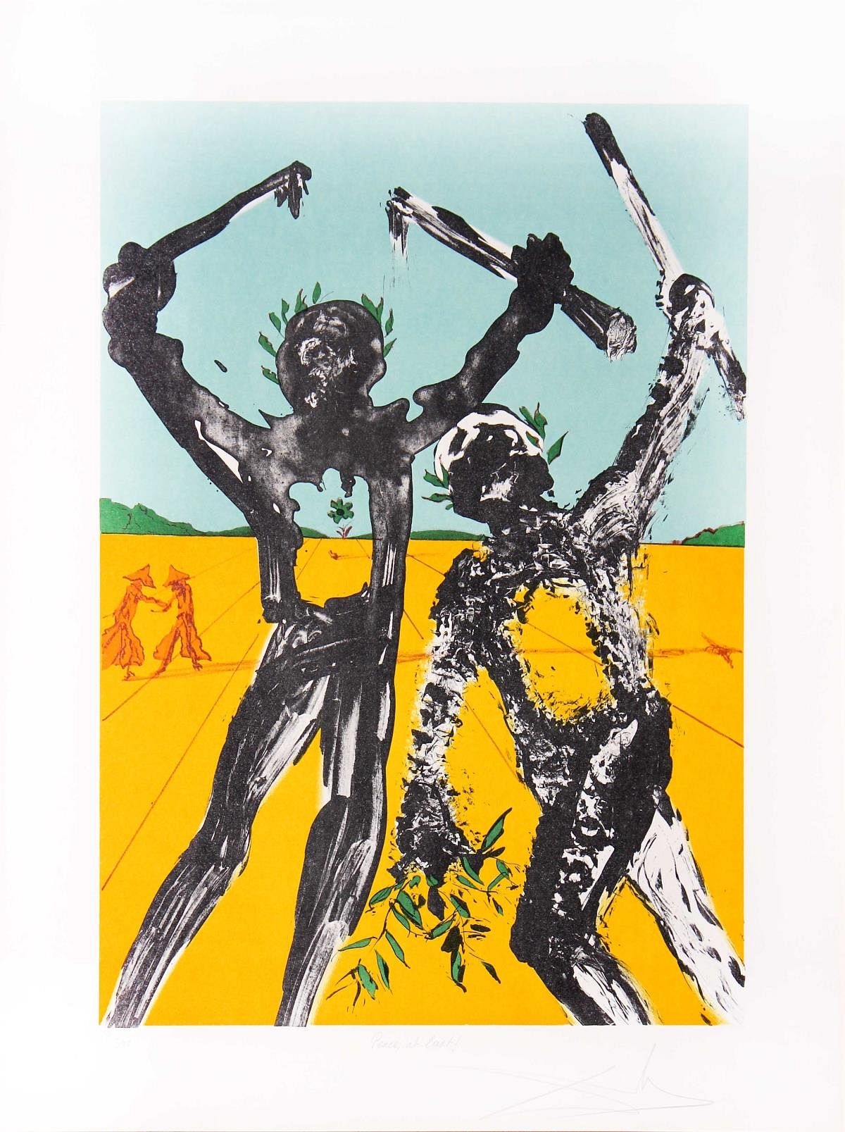 Salvador Dalí | Salvador Dali - Peace at Last (1973) | MutualArt