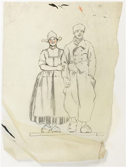 Edward Penfield | Edward Penfield - Dutch Couple 2 | MutualArt