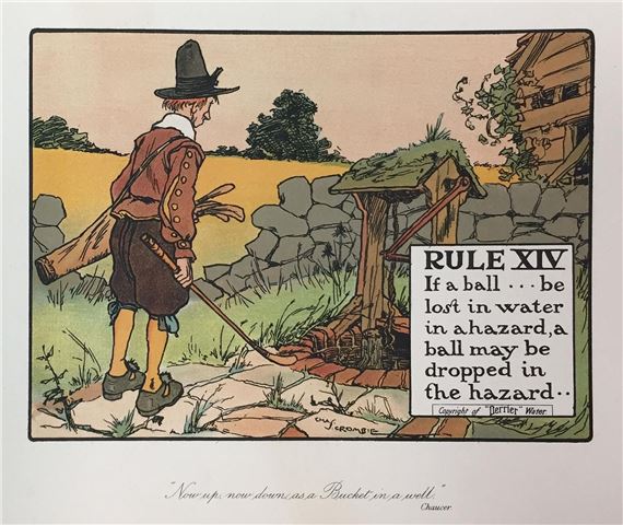 Charles Crombie | Chas Crombie - The Rules of Golf XIV (Circa 1905 ...