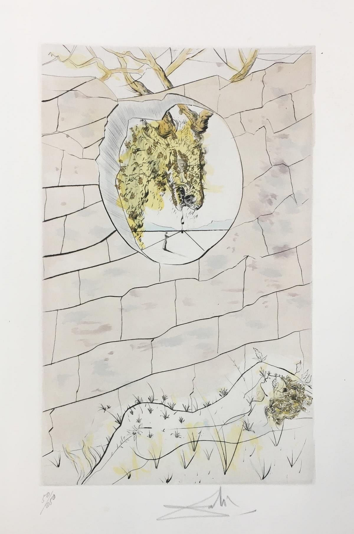 Salvador Dalí | Salvador Dali - My Belowed is Like a Roe or a Young ...