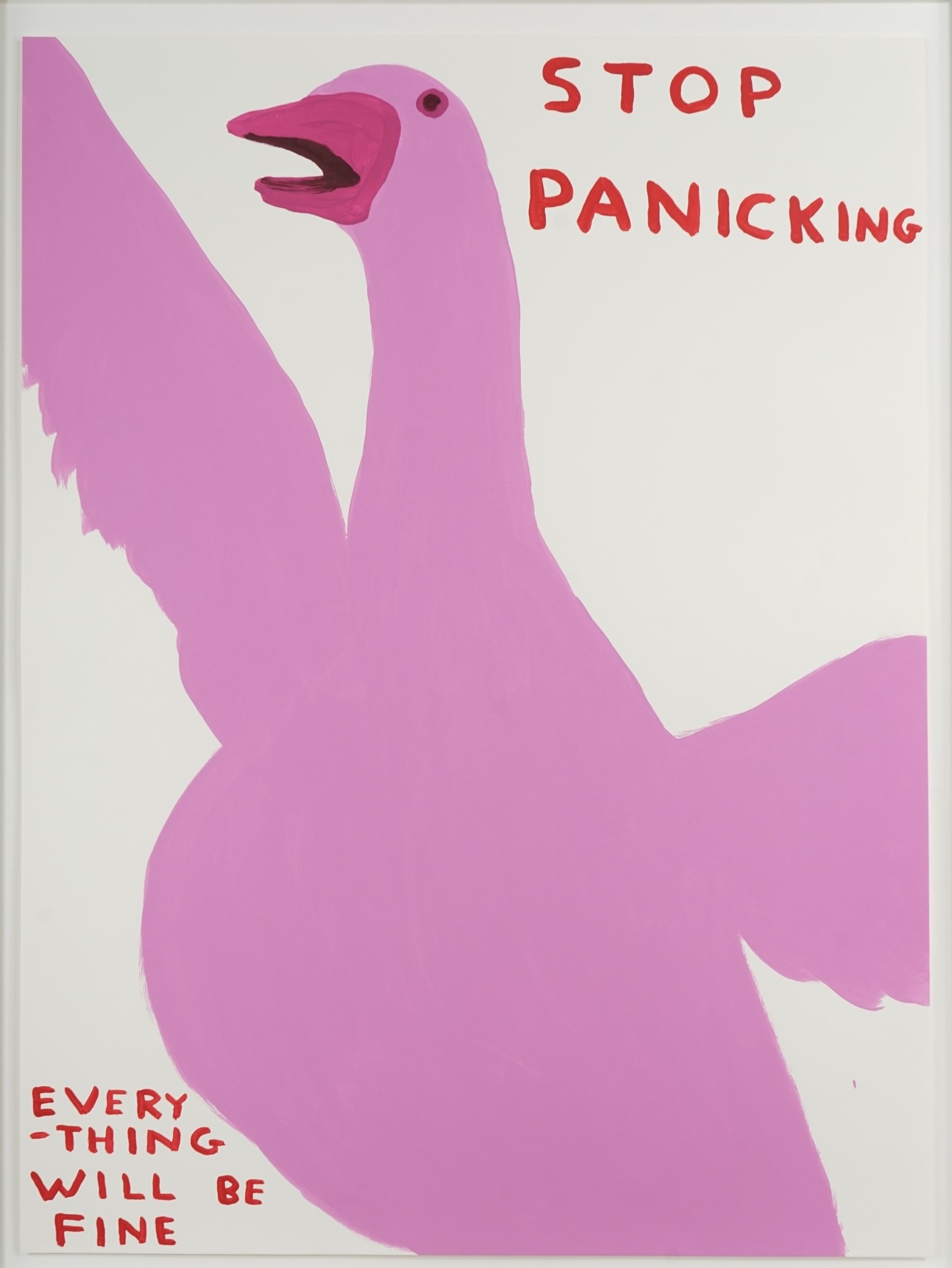 David Shrigley | Stop Panicking (2021) | MutualArt