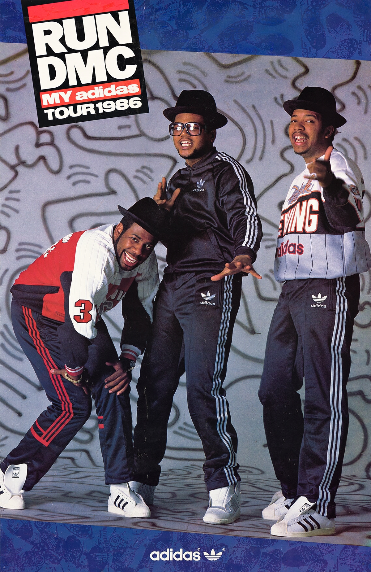 Keith Haring | KEITH HARING (1958-1990) RUN DMC / MY ADIDAS. 1986 (1986 ...