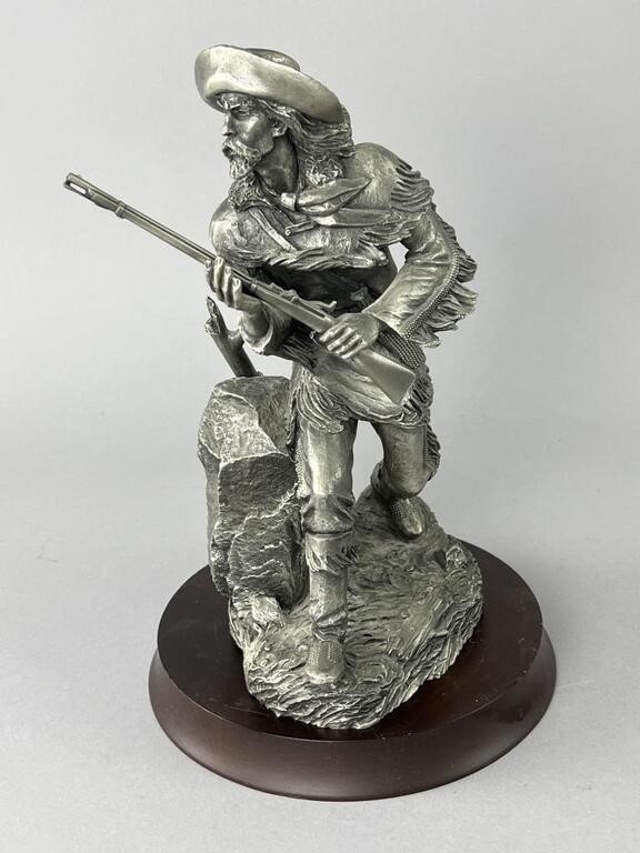 Jim Ponter | Jim Ponter Pewter Statue Silent Foe | MutualArt