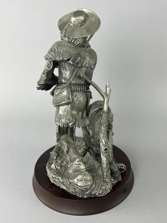 Jim Ponter | Jim Ponter Pewter Statue Silent Foe | MutualArt