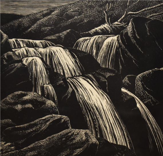 John Hamilton | John Hamilton Holden (1913-1980, British), woodcut ...
