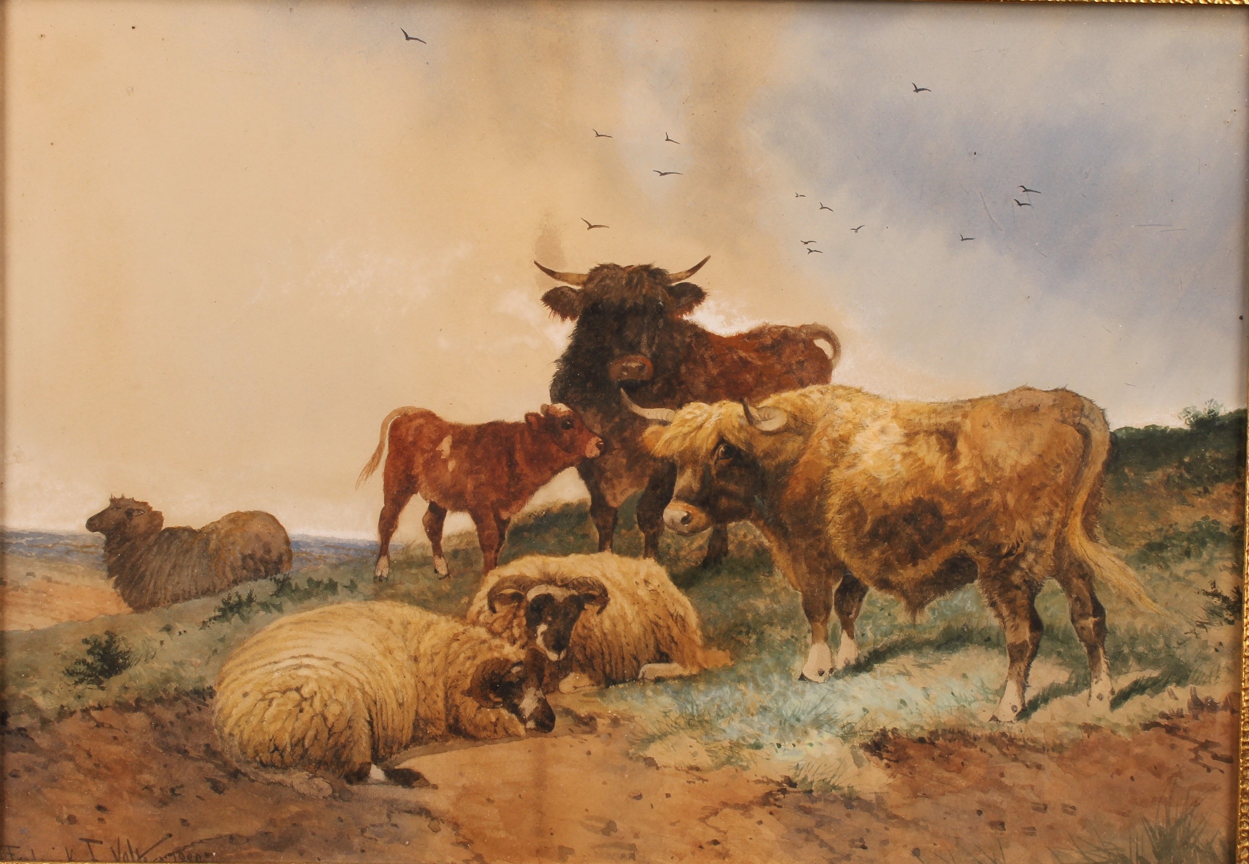 Frederick E. Valter | Cattle and Sheep | MutualArt