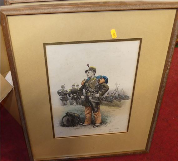 Édouard Jean Baptiste Detaille | “Colonel Lepic at Eylau with ...