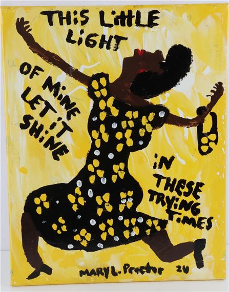 Mary Louise Proctor | MARY PROCTOR BLACK AMERICANA FOLK ART ON CANVAS ...