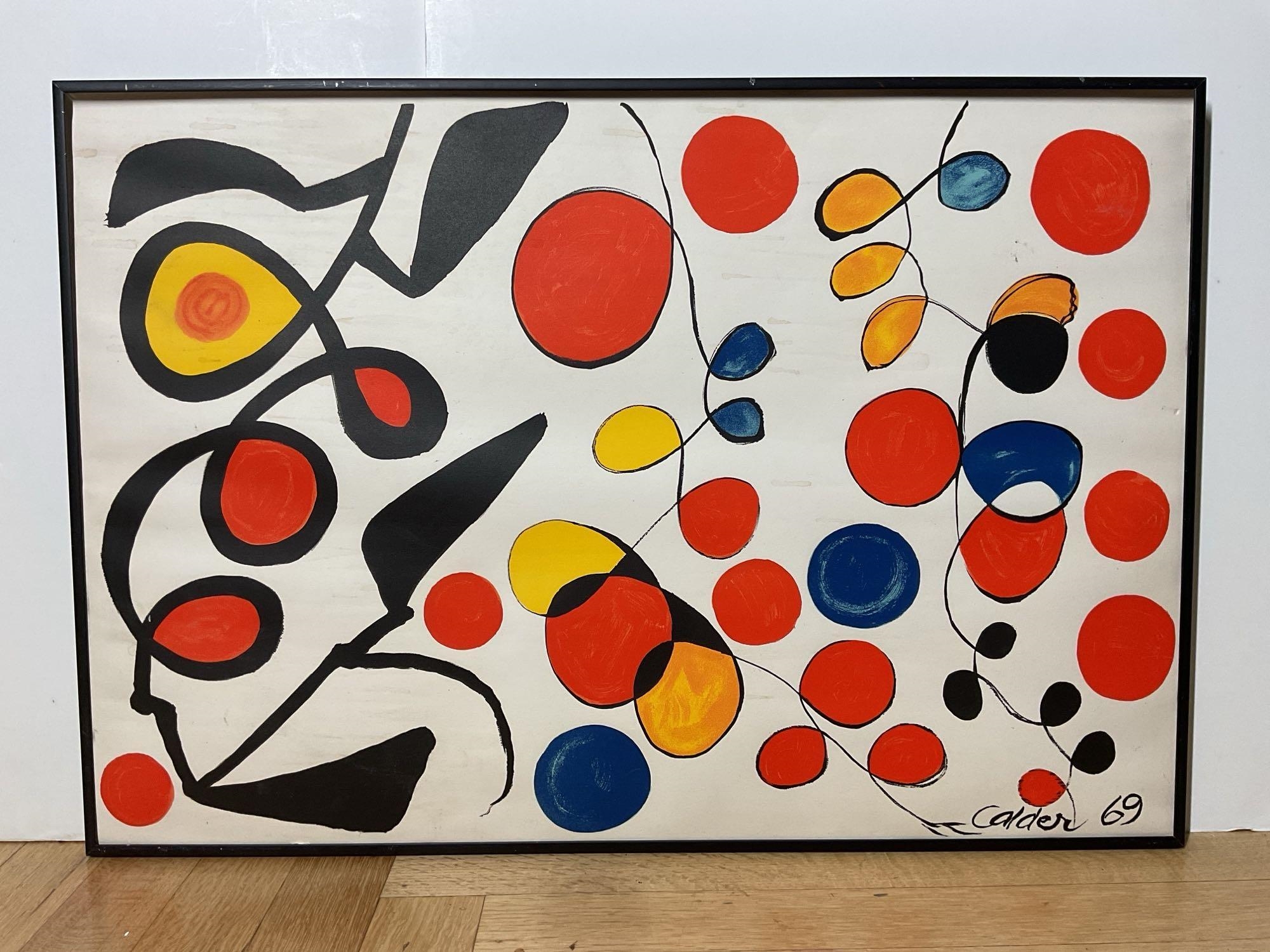 Alexander Calder | Composition with Clouds and Spheres | MutualArt
