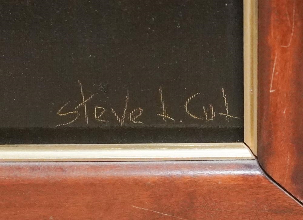 Steve Cull | Seated Woman with her Dog | MutualArt