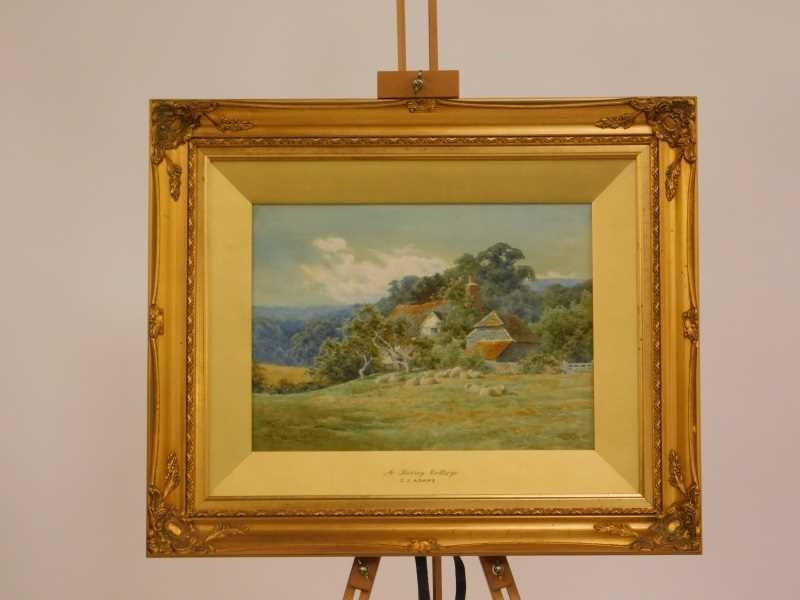 Charles James Adams | A Surrey Cottage | MutualArt