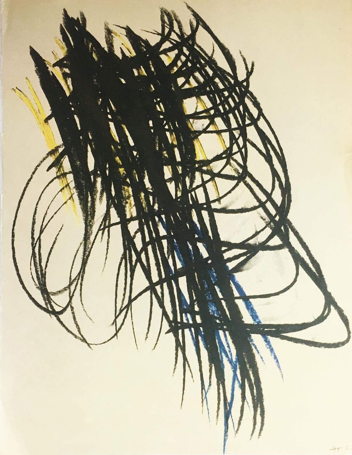 Hans Hartung | L-17 (1974) | MutualArt