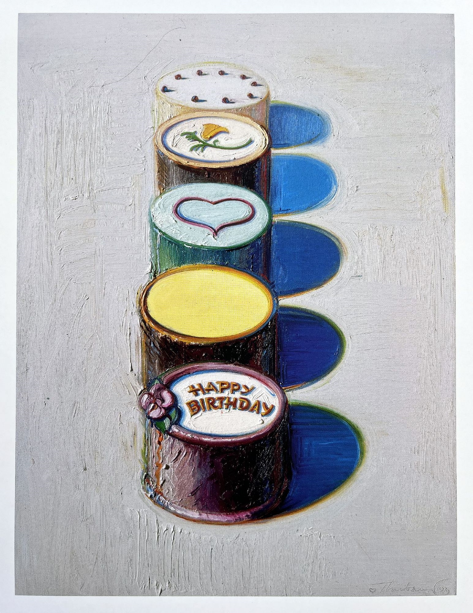Wayne Thiebaud | Wayne Thiebaud - California Cakes (2019) | MutualArt