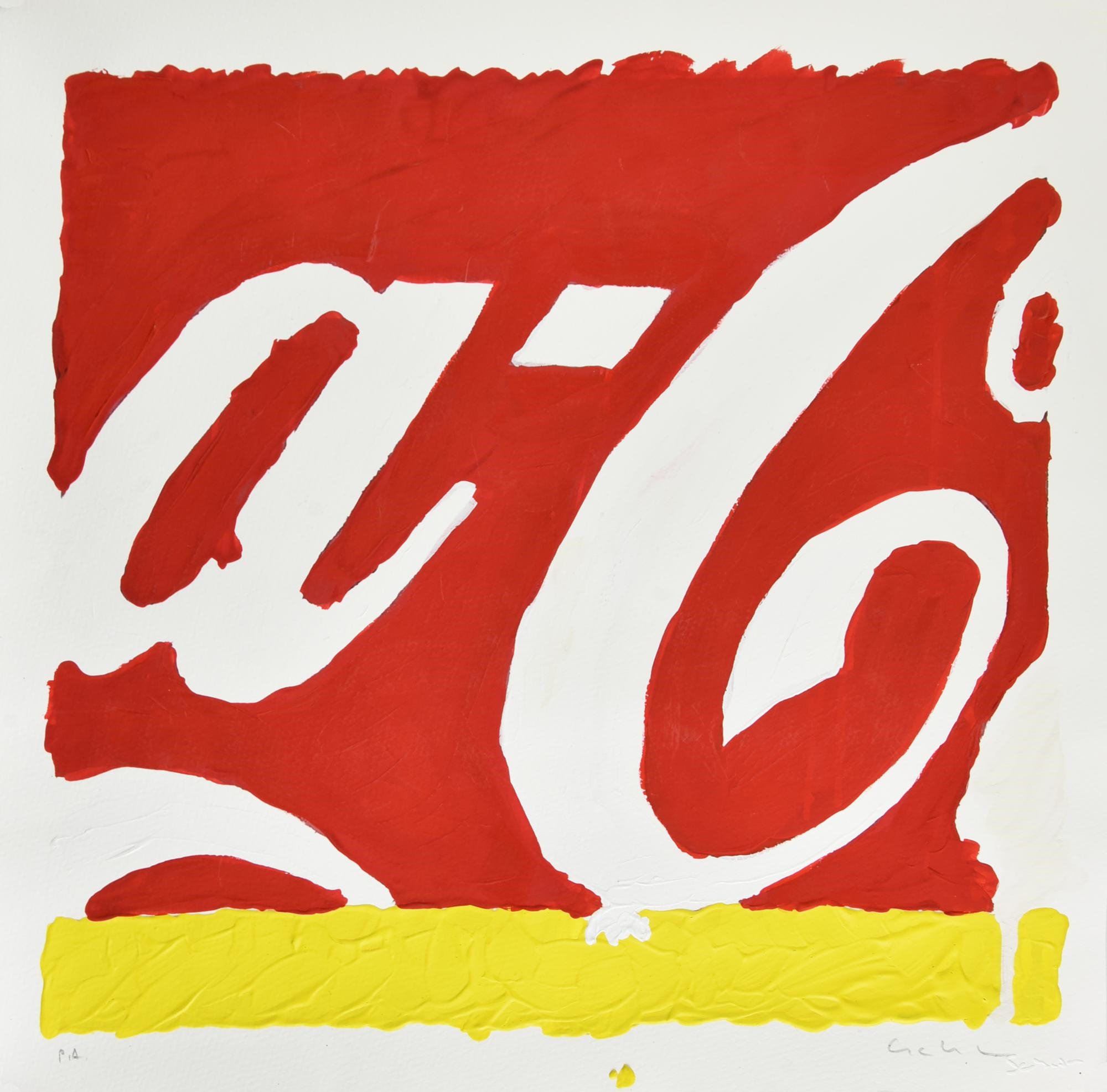 Mario Schifano | COCA COLA serigrafia materica | MutualArt