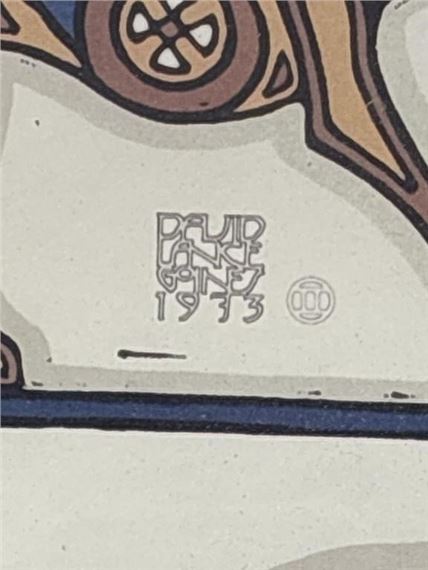 David Lance Goines | Framed vintage Bach David Lance Goines print ...