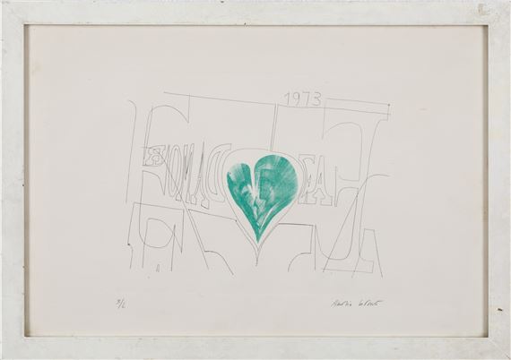 Amalia Curtone | Amalia Curtone Cuore verde, 1973 (1973) | MutualArt