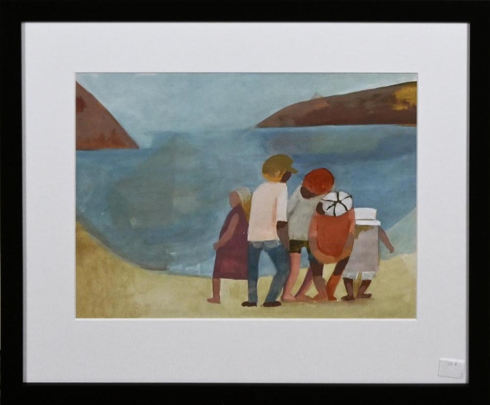 Dorothy Braund | (FAMILY OUTING AT BEACH) 1993 (1993) | MutualArt