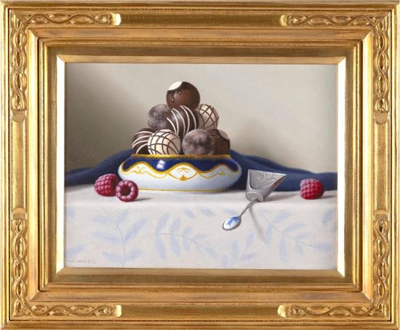 W. Charles Nowell | Still life of bonbons and raspberries (1966 ...