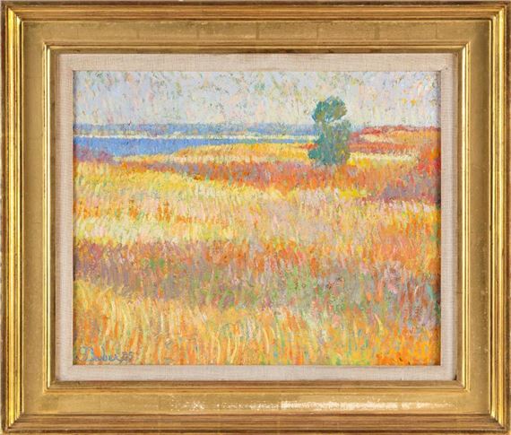 Sam Barber | Marsh landscape (1943) | MutualArt