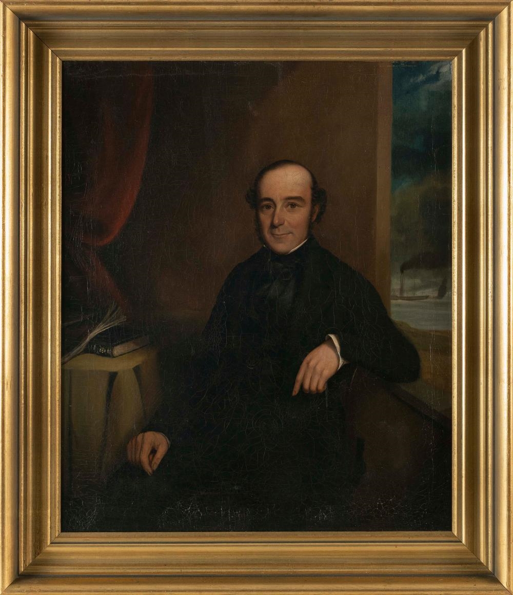 American School, 18th Century | Portrait of a steamship captain (19th ...