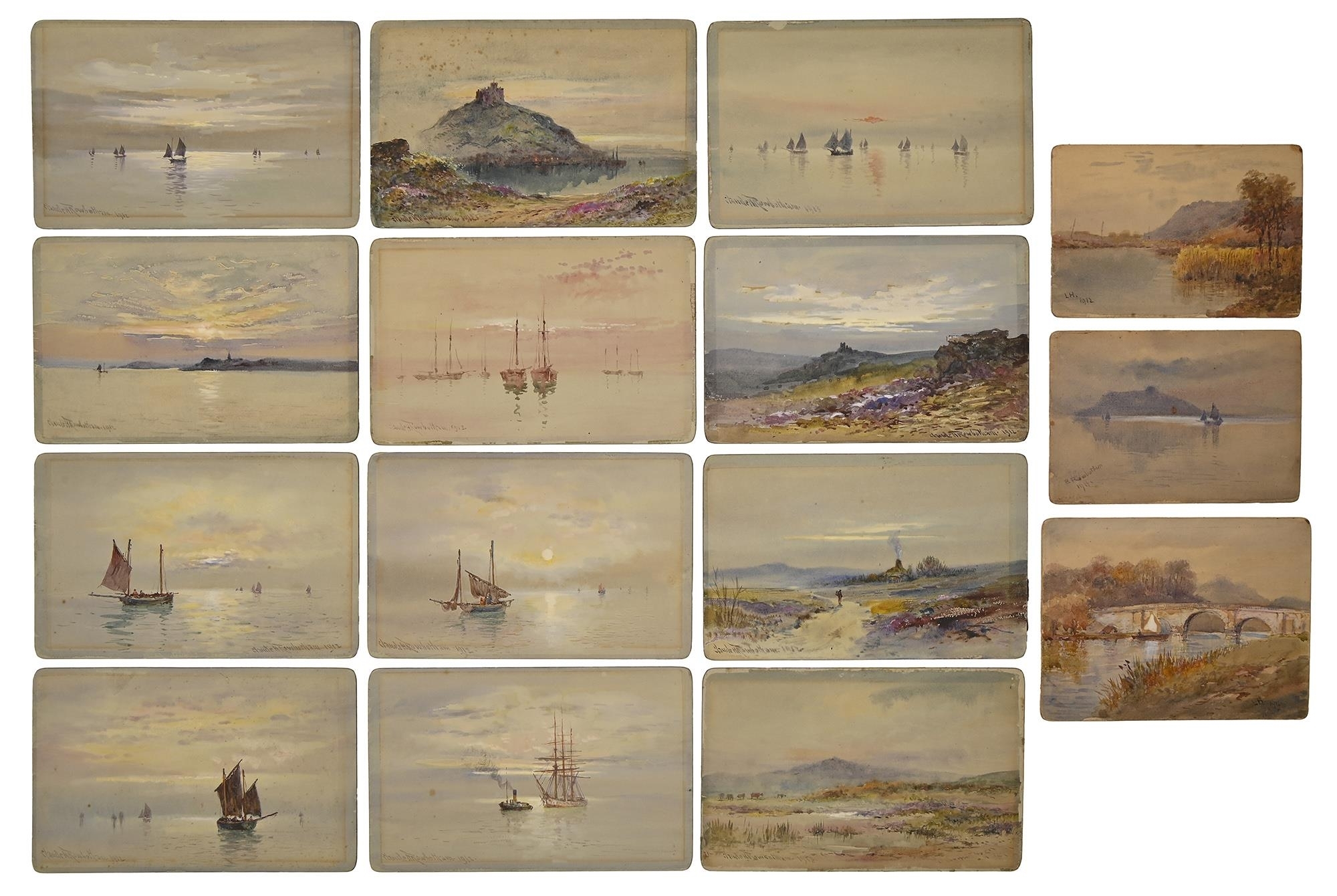 Claude Hamilton Rowbotham | - Falmouth Bay and other views | MutualArt