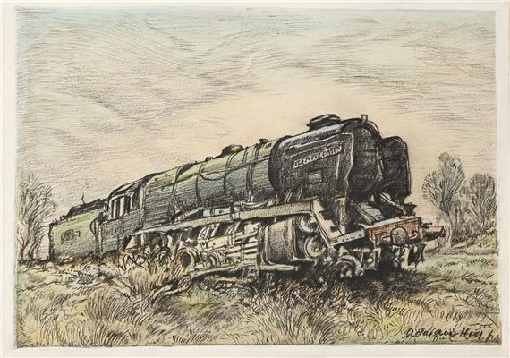 Adrian Hill | A Tragic Shortcut; Evening Star (1972) | MutualArt