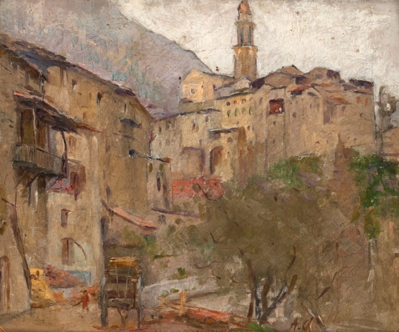 Albert Charpentier | French mountain village | MutualArt