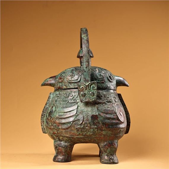 Chinese School | Vessel In Mythical Bird Motif | MutualArt