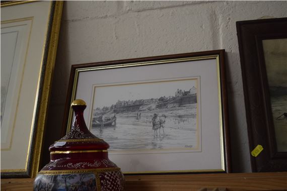 Mick Bensley | Mick Bensley print of a coastal scene | MutualArt