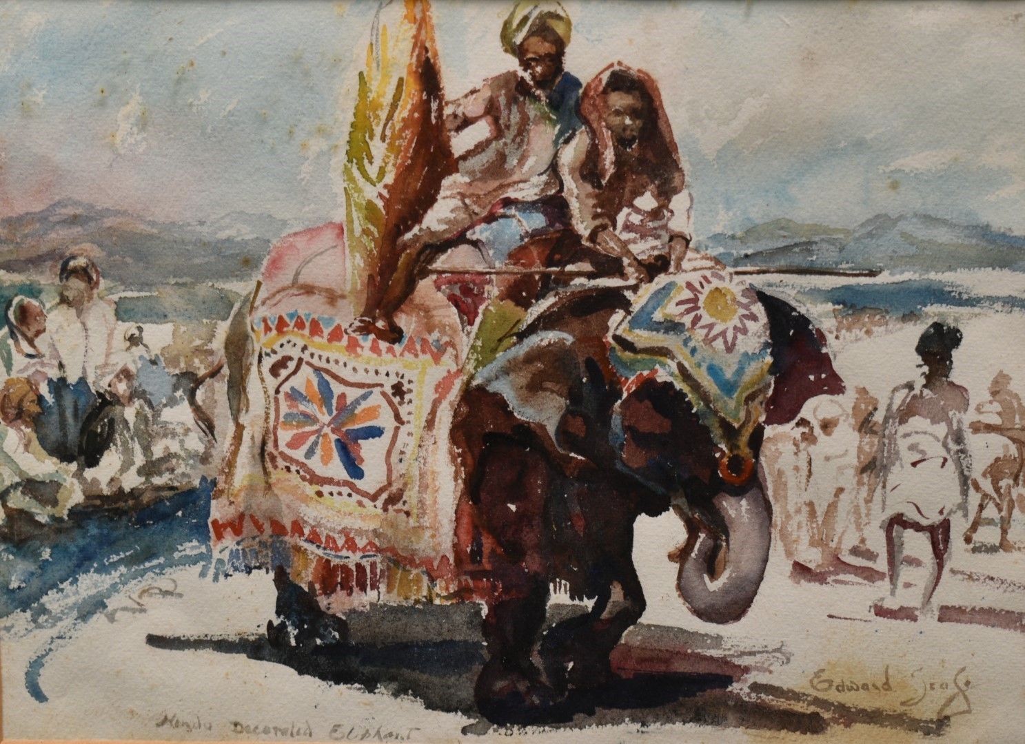 Edward Brian Seago | On the Appian way | MutualArt