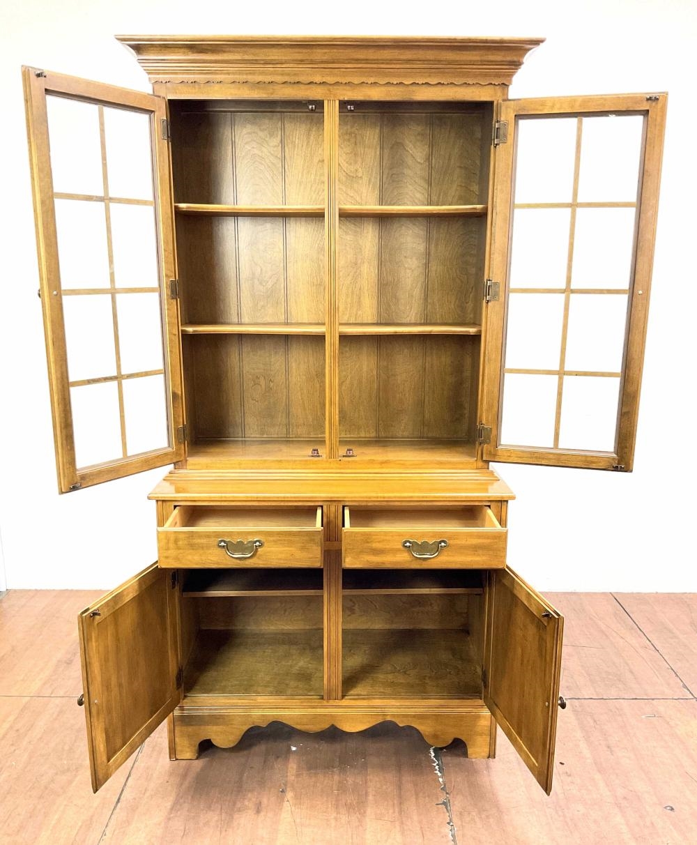 Ethan Allen | Ethan Allen French Country Style Breakfront | MutualArt
