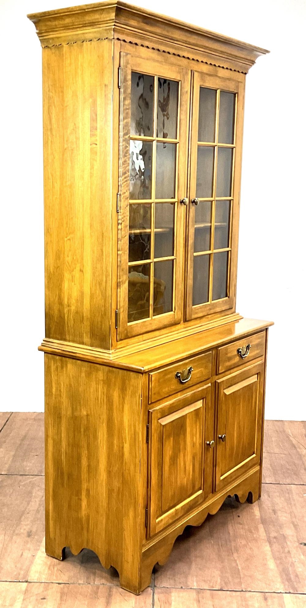 Ethan Allen | Ethan Allen French Country Style Breakfront | MutualArt