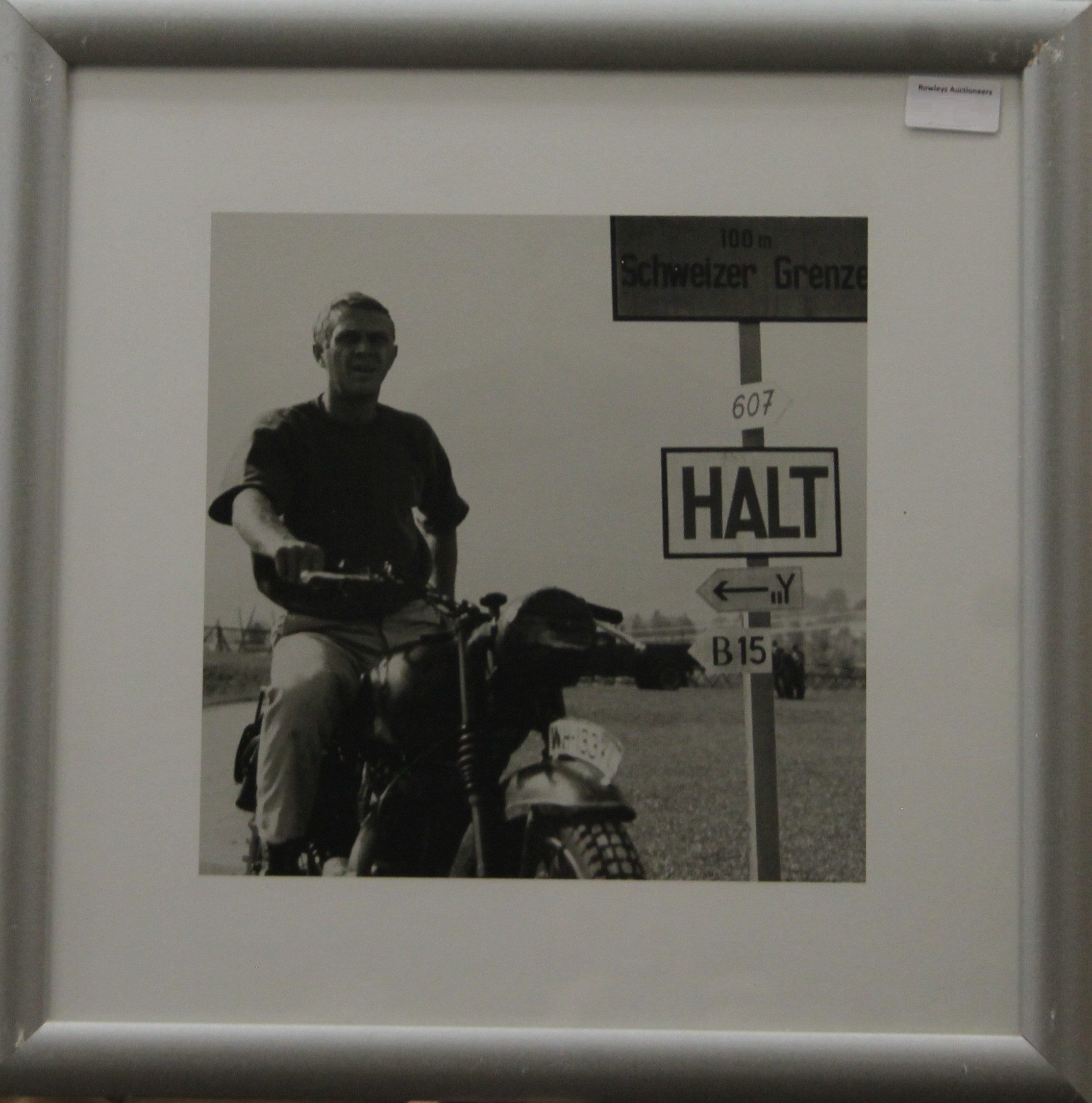 Steve McQueen | a black and white photographic reproduction | MutualArt