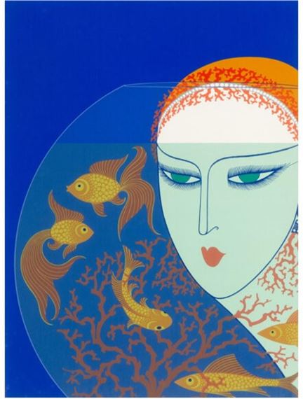Erté | Erte - Fish Bowl (1977) | MutualArt