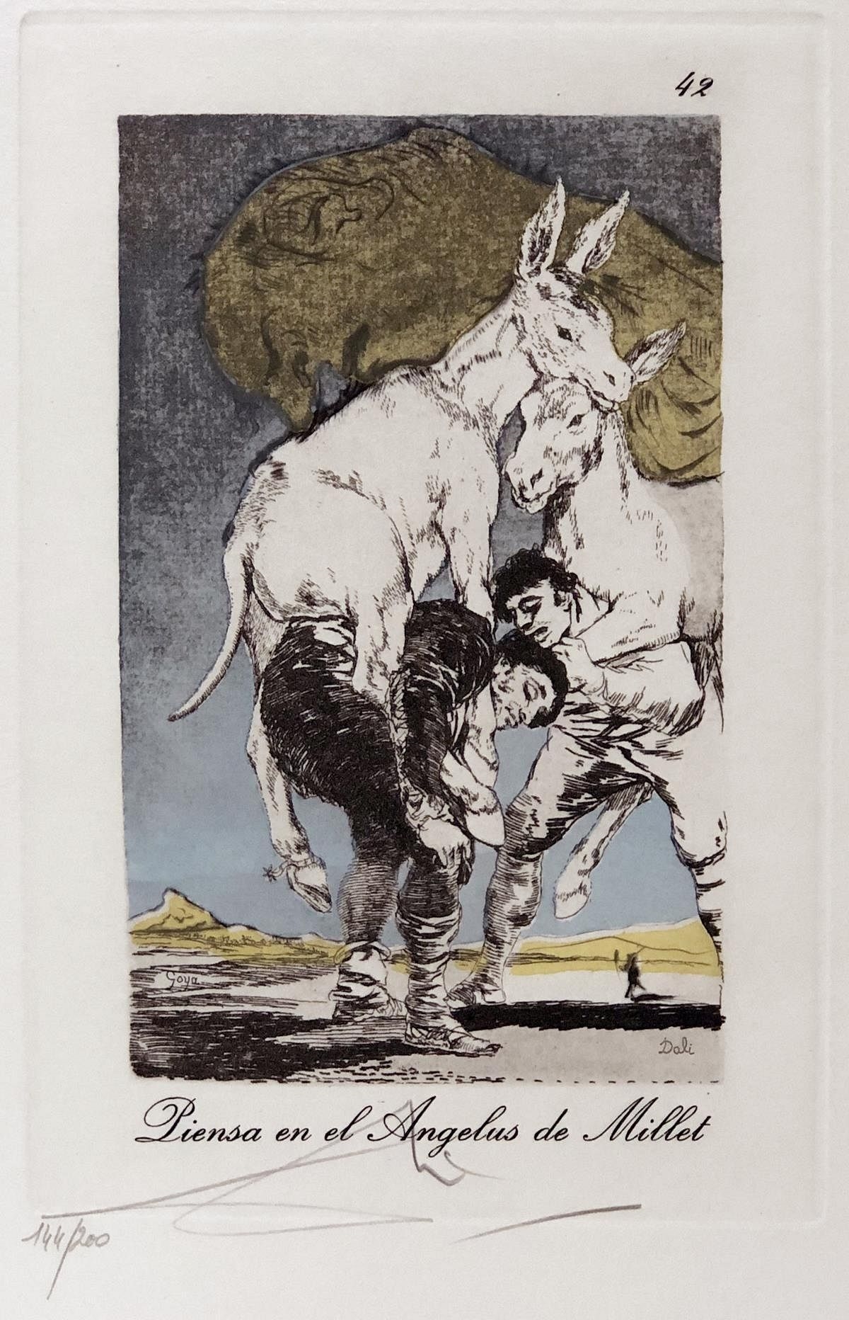 Salvador Dalí | Salvador Dali - piensa en el Angelus de Millet (1977 ...