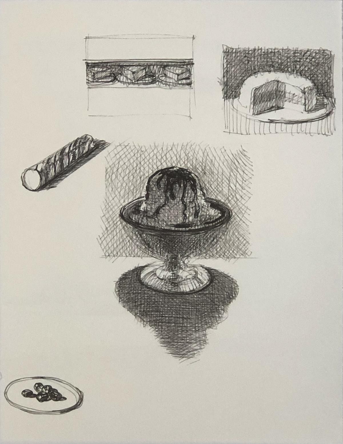 Wayne Thiebaud | Wayne Thiebaud - Sketchbook 31 (1987) | MutualArt