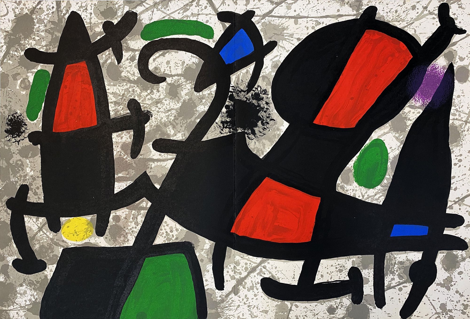 Joan Miró | Joan Miro - Abstract Composition 5 from Sculptures (1970 ...