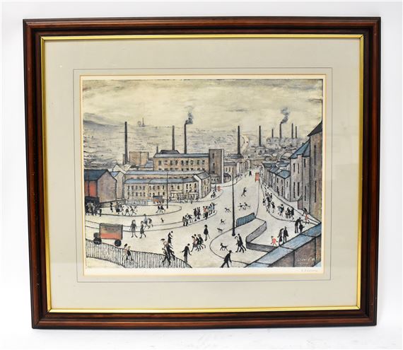 Laurence Stephen Lowry | The Railway Platform (1953) | MutualArt